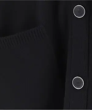 Givenchy Studded Logo Longline V-neck Cardigan