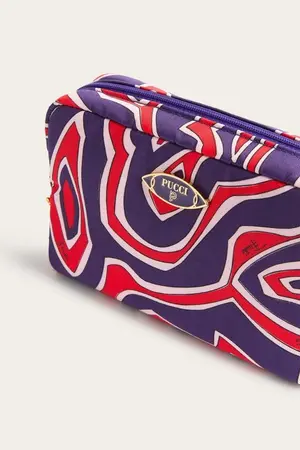 Emilio Pucci Labirinto Print Padded Beauty Case
