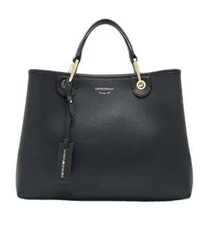 Emporio Armani Logo Shopper Bag - Black