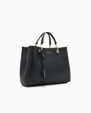 Emporio Armani Logo Shopper Bag - Black