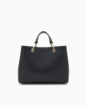 Emporio Armani Logo Shopper Bag - Black