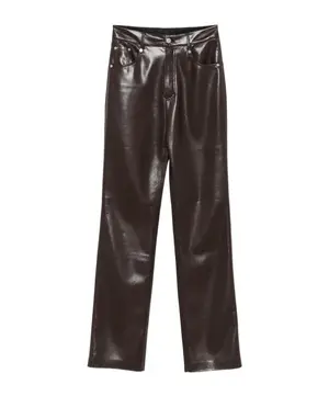Nanushka Seldes Leather Pants - Black