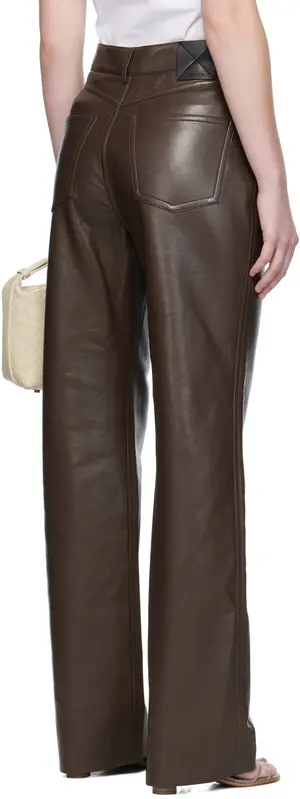 Nanushka Seldes Leather Pants - Black