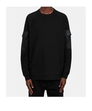C.P. COMPANY Crew Sweatshirt With Sleeve Pockets