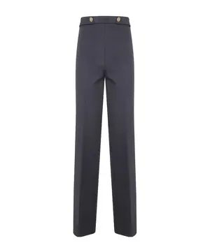 TWINSET Tailored Button-fastening Trousers