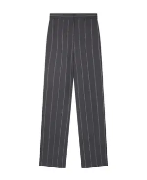 Stella McCartney Tailored Pin-striped Trousers - Black