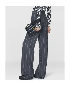 Stella McCartney Tailored Pin-striped Trousers - Black