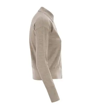 Max Mara Medeola Knitted Cardigan - Nude