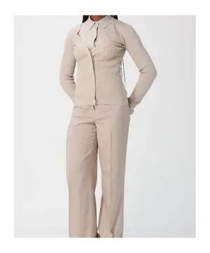 Max Mara Medeola Knitted Cardigan - Nude
