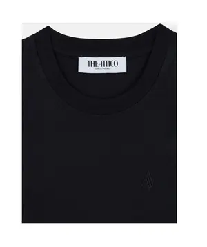 Attico Logo Embroidered Tank Top - Black