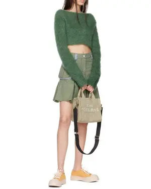 Marc Jacobs Logo Printed Tote Bag - Nude