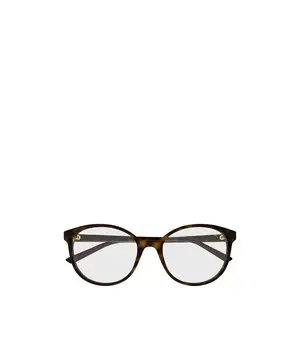 Gucci Round Frame Eyeglasses - Black
