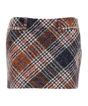 Missoni Zigzag Motif Tweed Mini Skirt - Multicolor