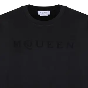 Alexander McQueen Logo Crewneck Sweatshirt - Black