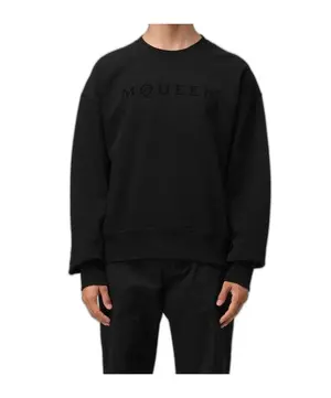Alexander McQueen Logo Crewneck Sweatshirt - Black