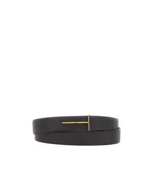 TOM FORD T Buckle Belt - Black