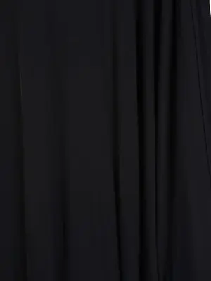 Balenciaga Asymmetrical High-neck Long-sleeve Dress
