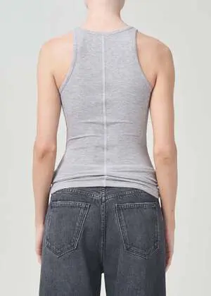 AGOLDE Ribbed Scoop Neck Tank Top
