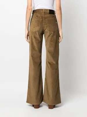 DONDUP Logo-patch Corduroy Flared Trousers