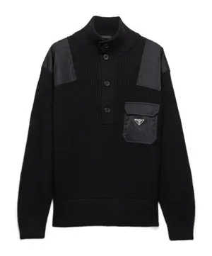 Prada Wool And Cashmere Turtleneck Sweater