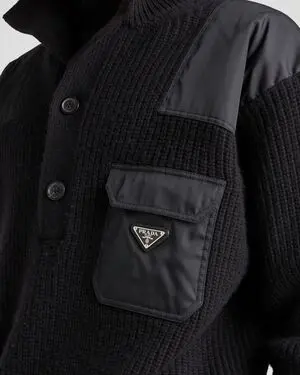Prada Wool And Cashmere Turtleneck Sweater