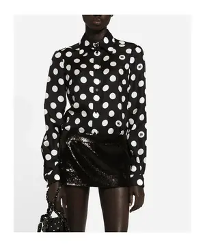 Dolce & Gabbana Mambo Polka Dot Print Shirt