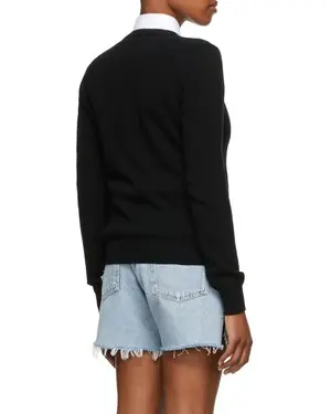 Play Comme Des Garcon Heart-patch Knit Cardigan