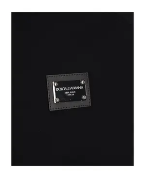 Dolce & Gabbana Logo Plaque Zip-up Hooded Jacket