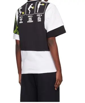 MARINE SERRE Graphic Printed Crewneck T-shirt