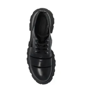 Alexander McQueen Lace-up Derby Shoes With Cut-out Detailing