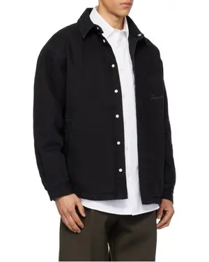 Jacquemus Denim Button-up Shirt - Black