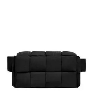 Bottega Veneta Padded Tech Cassette Mini Belt Bag - Black
