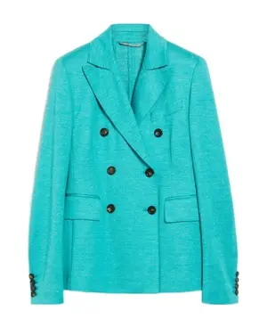 Max Mara Double-breasted Blazer - Green