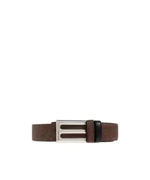 Etro Paisley Printed Buckled Belt - Brown