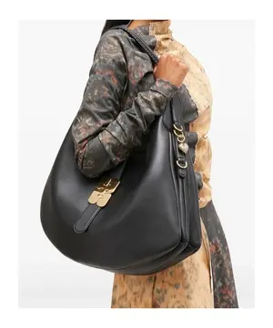 GANNI Large Kat Bag - Black