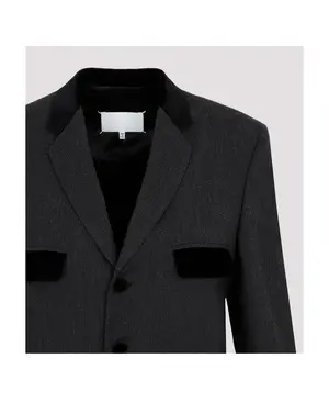 MAISON MARGIELA Single-breasted Wool Coat