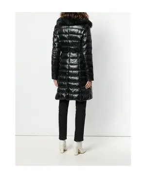 Herno Elisa Down-padded Coat With Fur Trim - Black