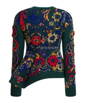 Sacai Floral Jacquard Pullover