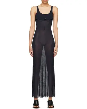 Jacquemus Belted Long Knit Dress