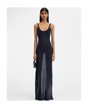 Jacquemus Belted Long Knit Dress