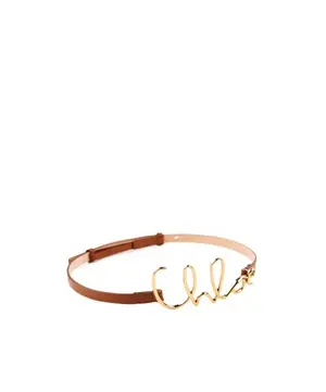 Chloé Iconic Small Buckled Belt - Drab