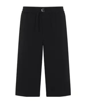 AMI Paris Knee-length Belted Waist Shorts