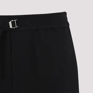 AMI Paris Knee-length Belted Waist Shorts