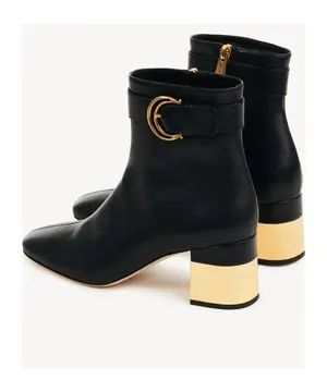 Chloé Alizè Zip Detailed Ankle Boots