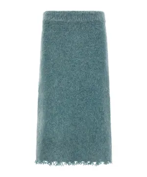 JIL SANDER Knitted Midi Skirt