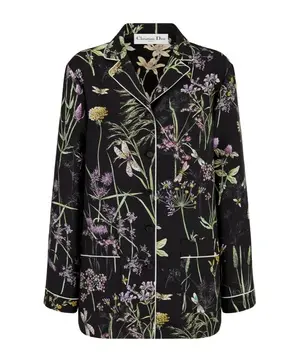 Dior Dragonfly And Bee Print Shirt