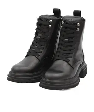 Hogan Chunky-sole Lace-up Ankle Boots
