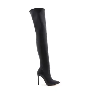 Casadei Julia Over-the-knee Stiletto Boots - Black
