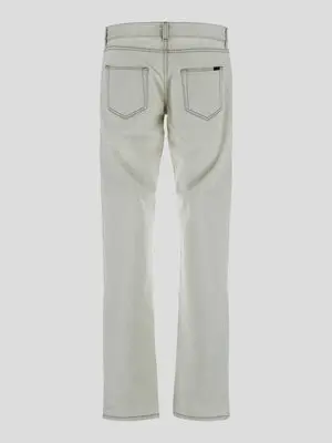 Saint Laurent Mid-rise Slim Cut Jeans