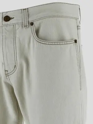 Saint Laurent Mid-rise Slim Cut Jeans
